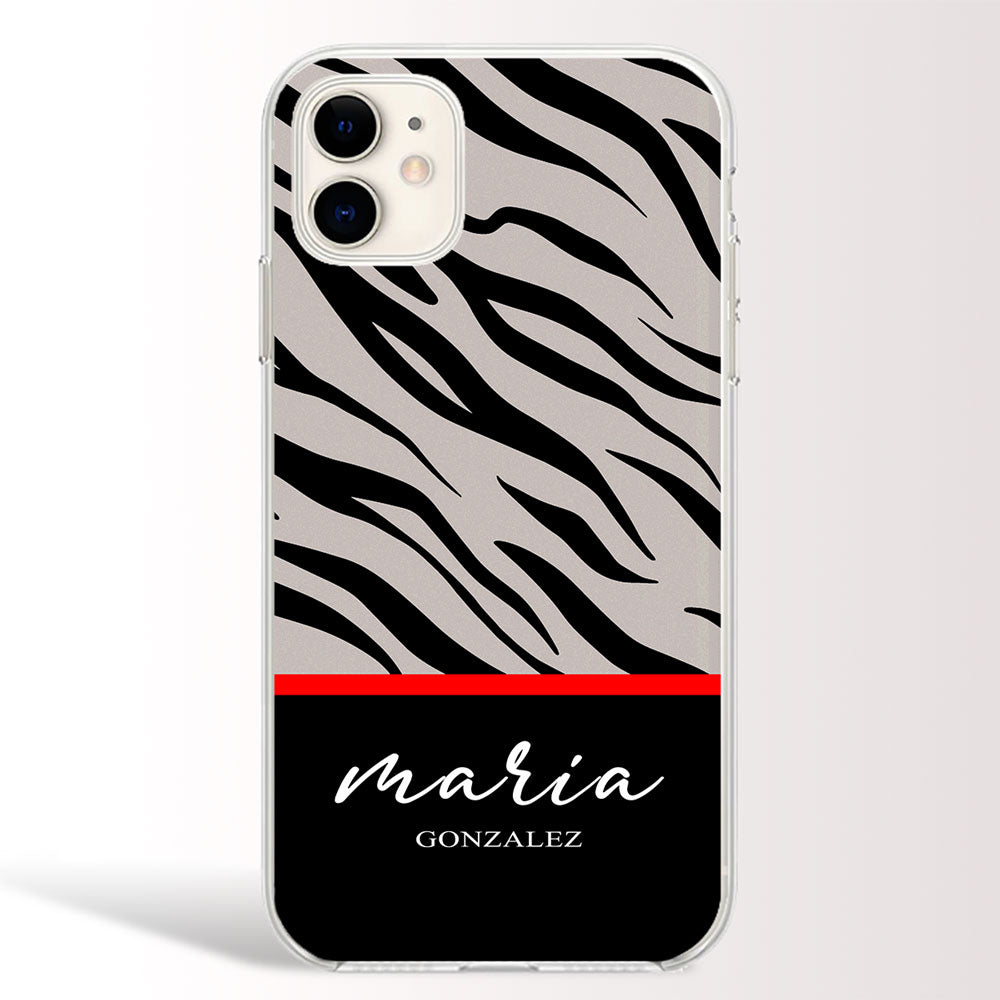 Funda Animal Print Cebra Linea Personalizada – Kartoon Kase